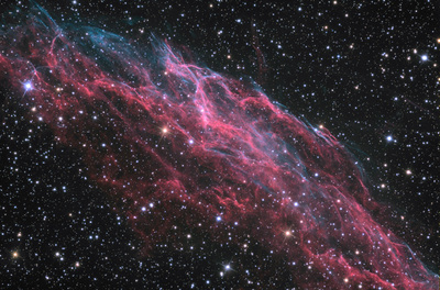 Western Veil Nebula – Best Time to Image | MessierPlanner